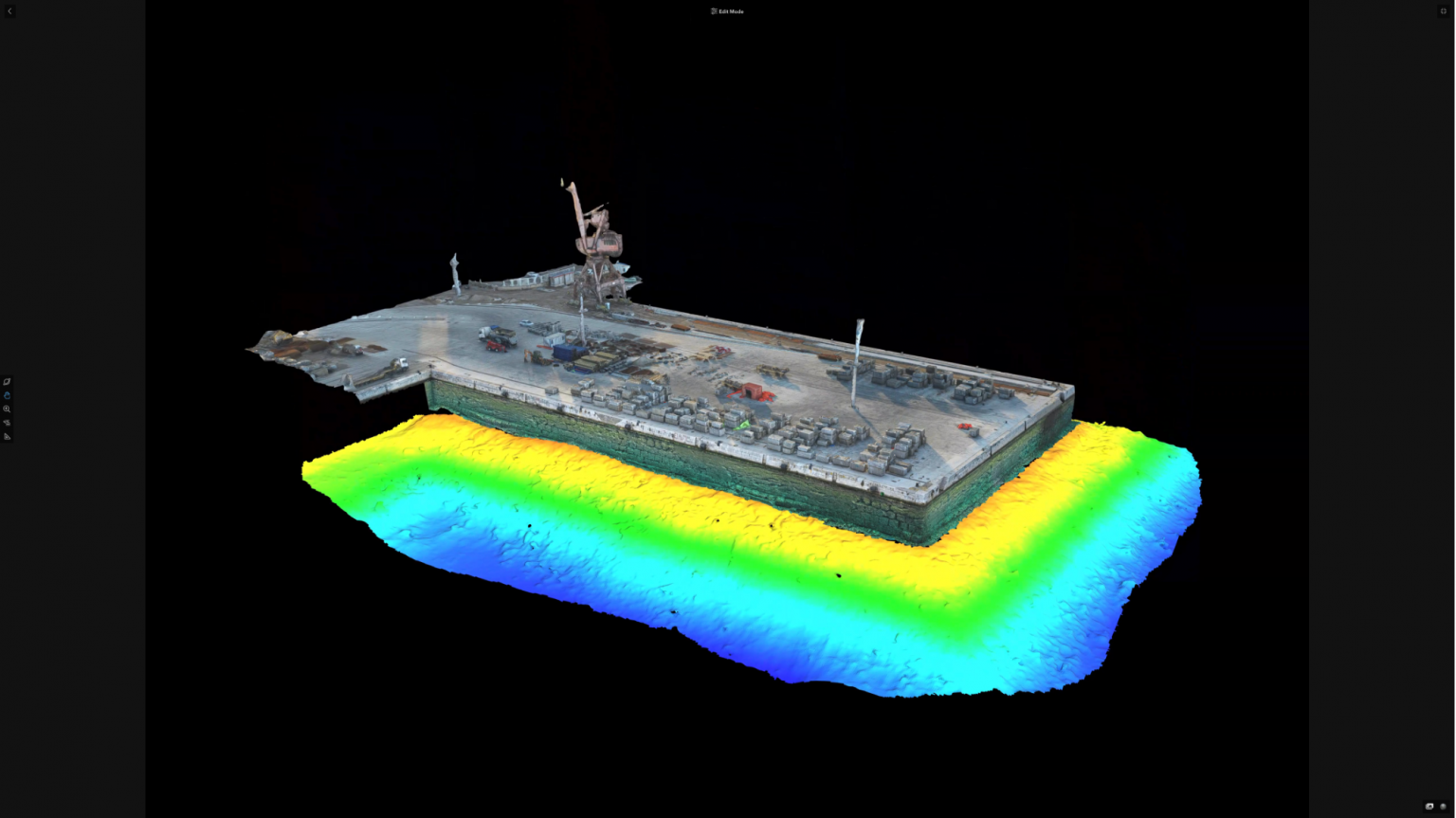 De Francesci Pier’s Digital Twin Created with ROV and UAV Technology ...